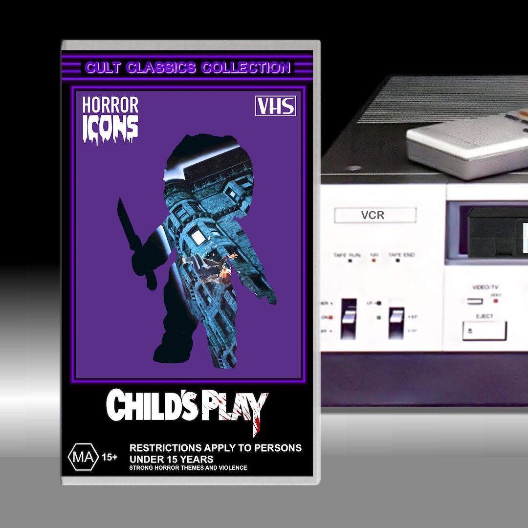 Child's Play VHS Replica: 1988 Horror Movie Art - Display Prop - Etsy