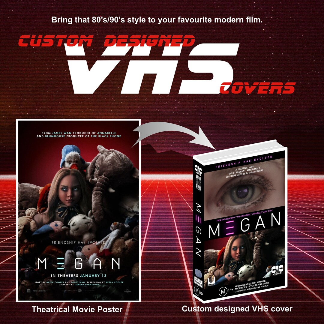 Custom Made-to-order VHS Insert/slick Digital Download - Etsy