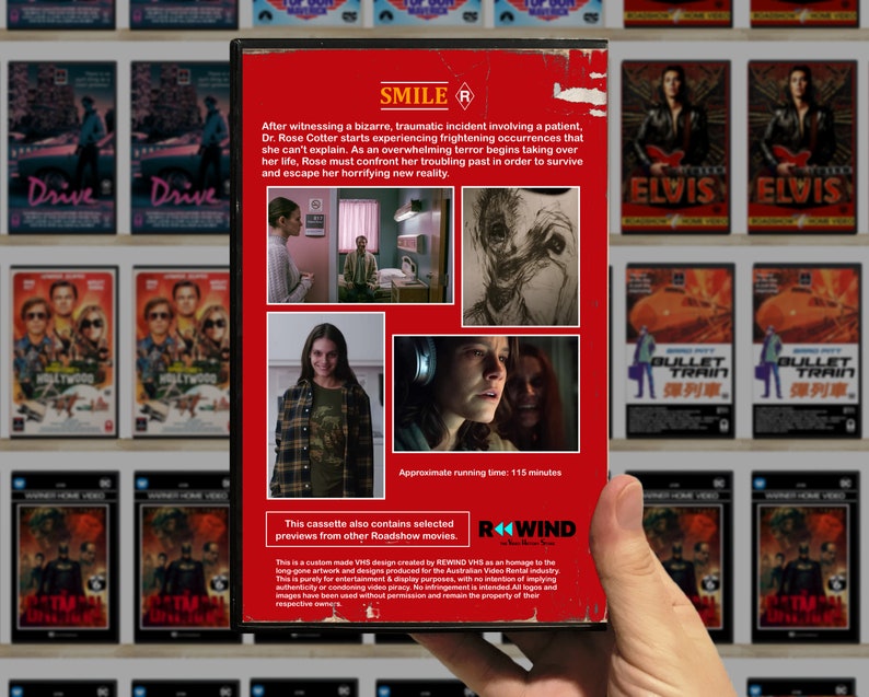 Smile VHS 2022 Custom VHS 80s Style Australian VHS Slick - Etsy