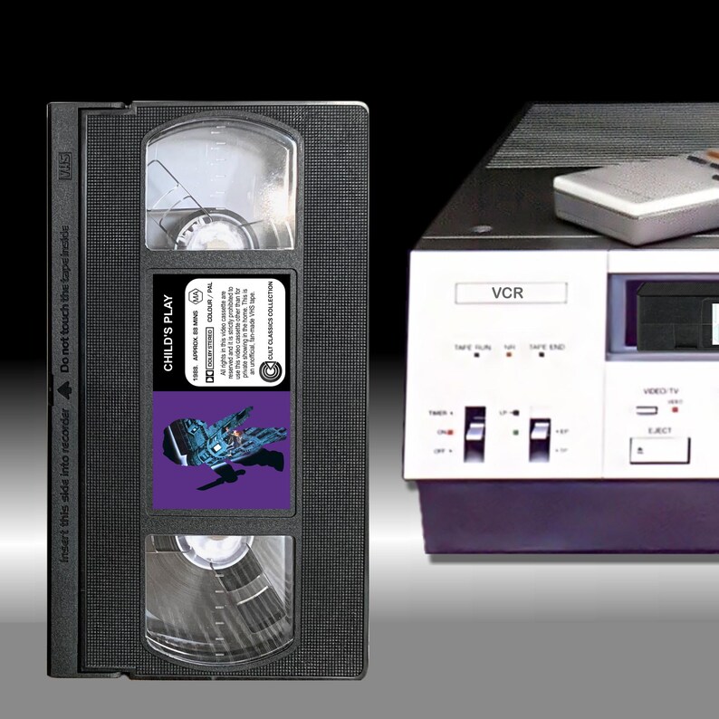 Child's Play VHS Replica: 1988 Horror Movie Art - Display Prop - Etsy ...