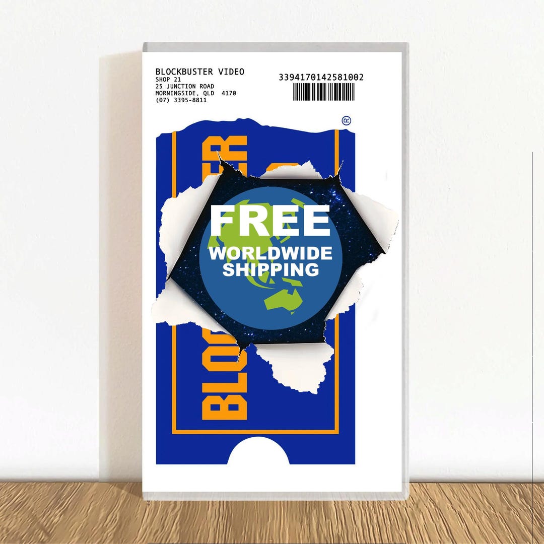 Custom Video Store VHS Cover. Your Choice Of: Blockbuster / Civic Video ...