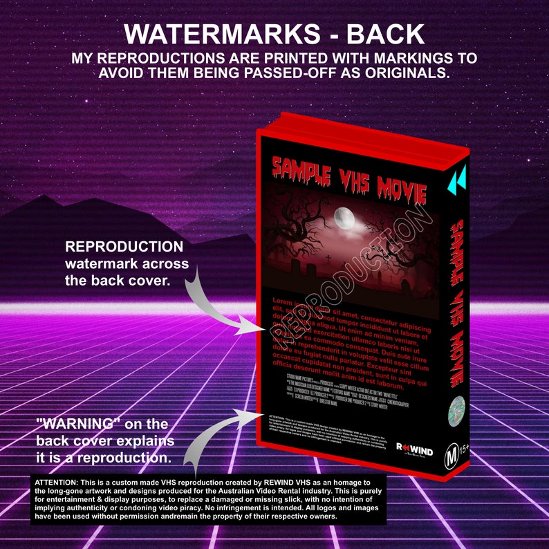 Terminator 2 1991 Digital Download VHS Replacement Insert - Etsy