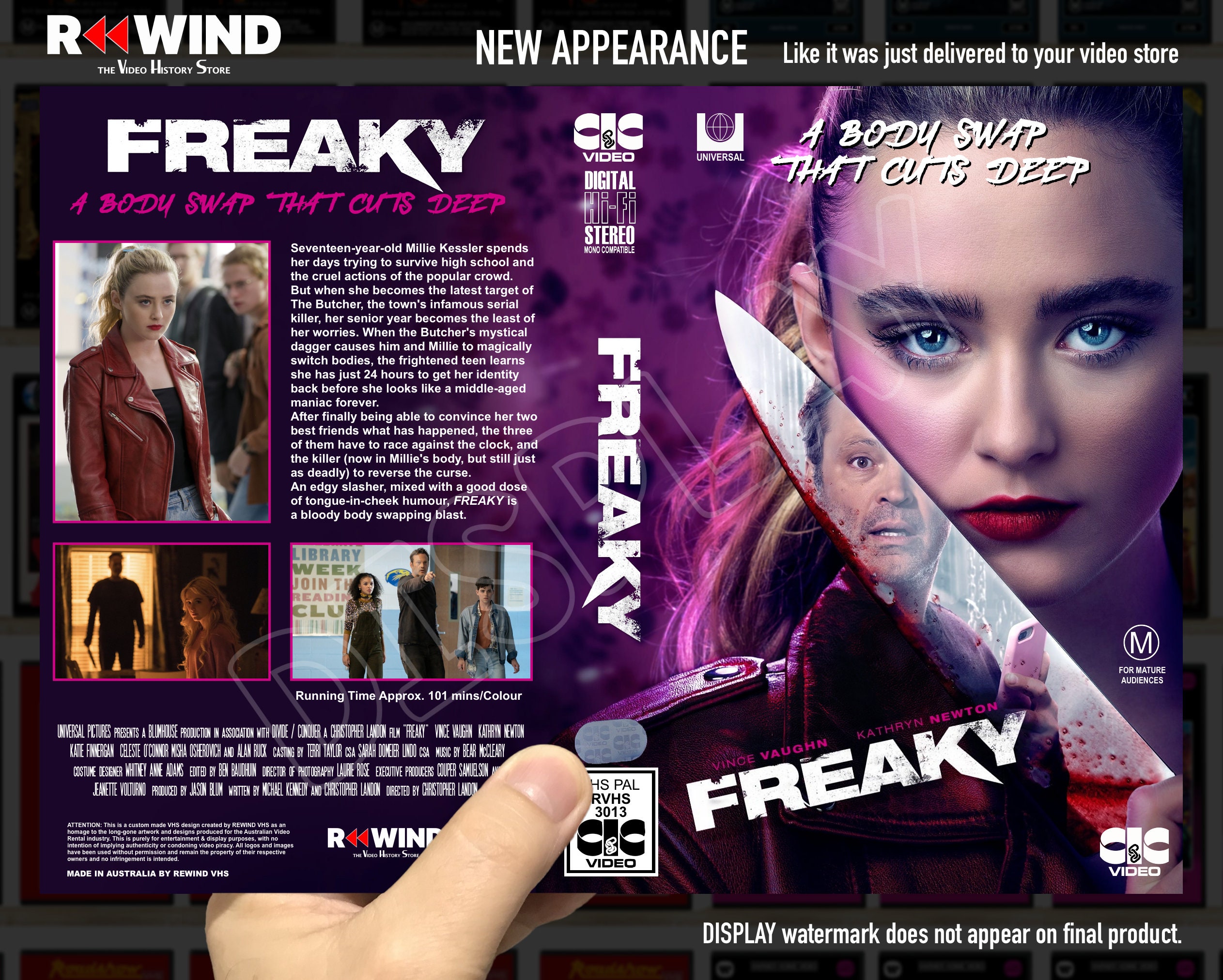 Freaky VHS 2020 Custom VHS 80s Style Australian VHS - Etsy Australia