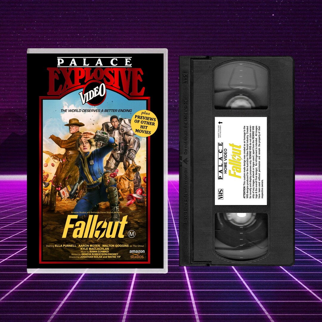 Fallout 2024 VHS Custom Australian Sell-thru Design - Etsy UK