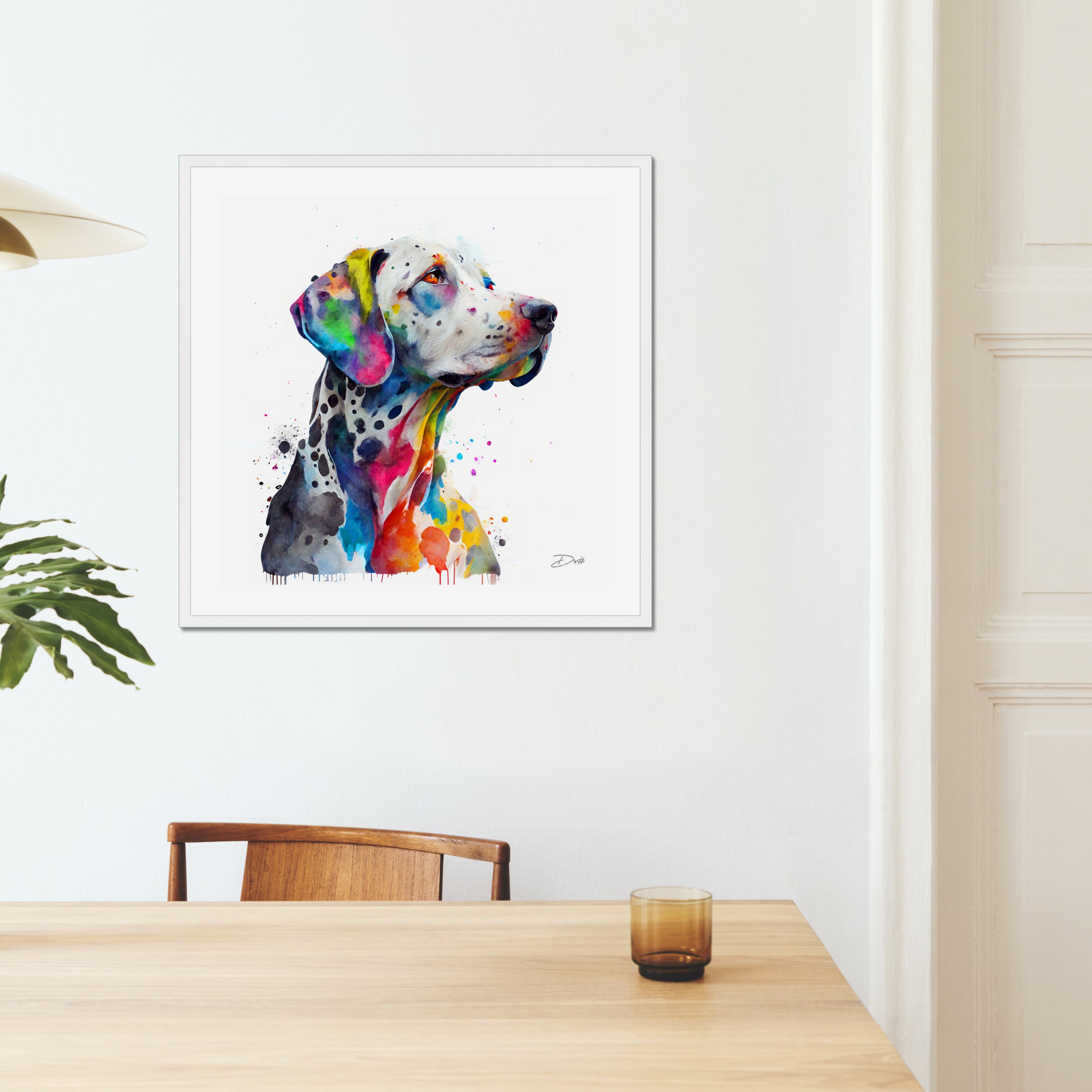 Dalmatian Watercolour Print - Etsy