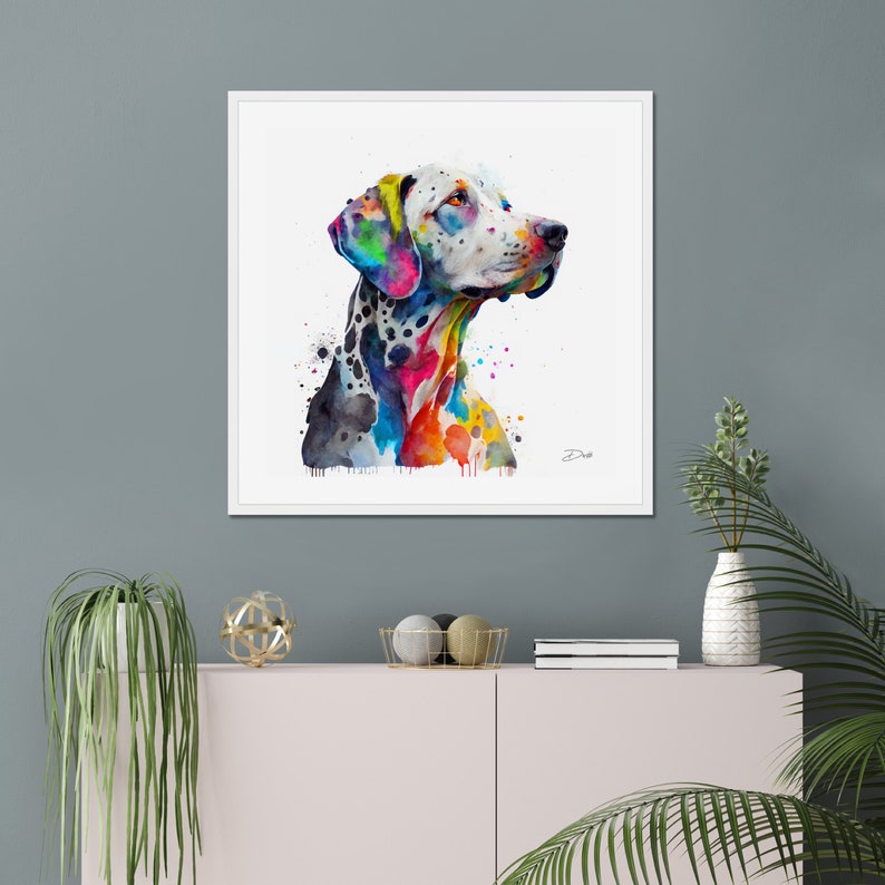 Dalmatian Watercolour Print - Etsy