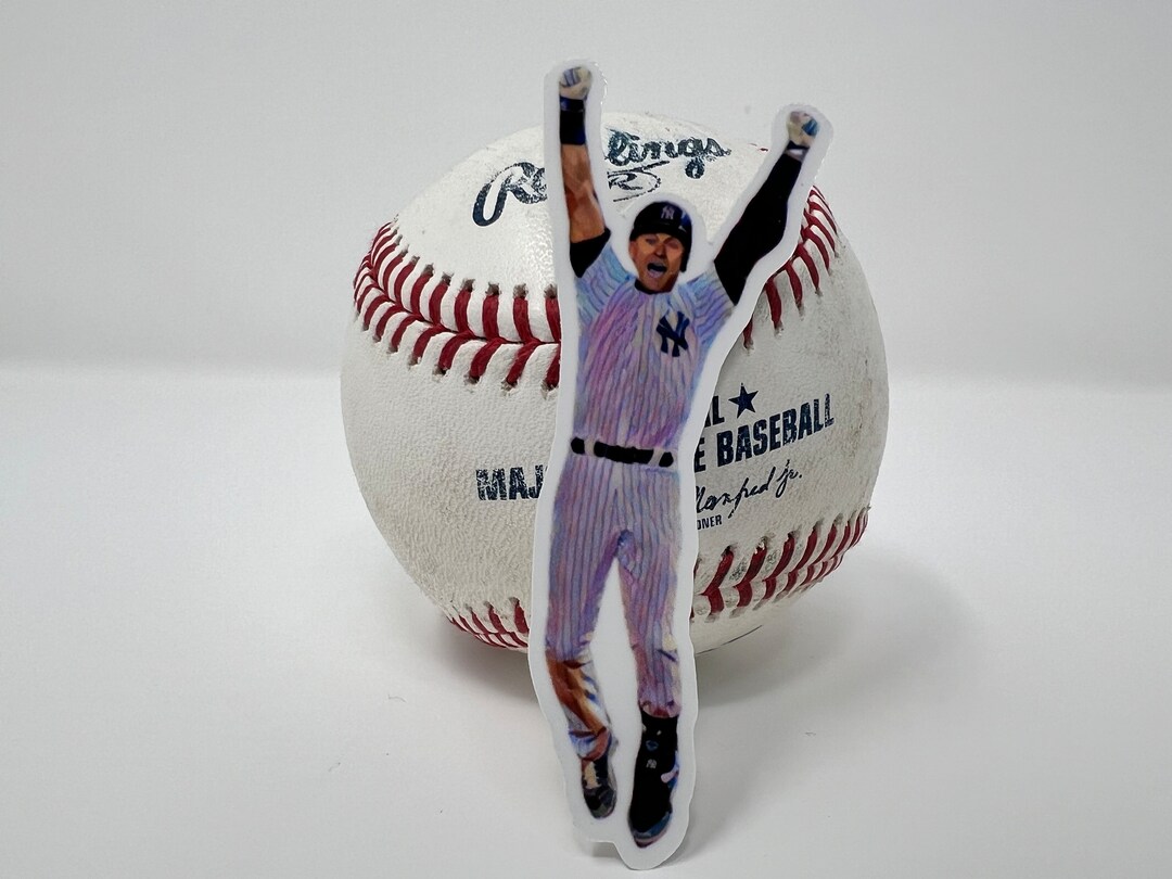 Derek Jeter Win Celebration Vinyl Sticker, Mr. November New York Decal ...