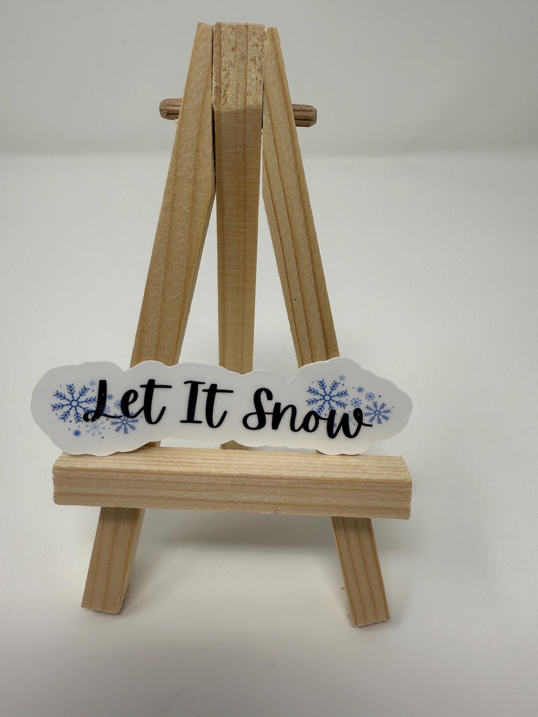 Let It Snow Sticker | 3 Inch Winter Decal | Perfect for Laptops, Water ...