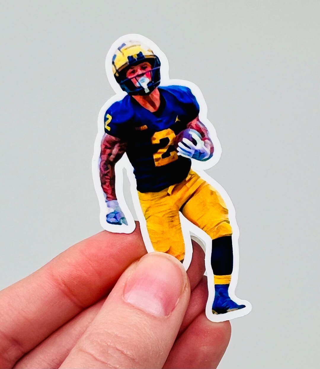 Blake Corum Decal, Michigan Sticker, Wolverine Sticker - Etsy