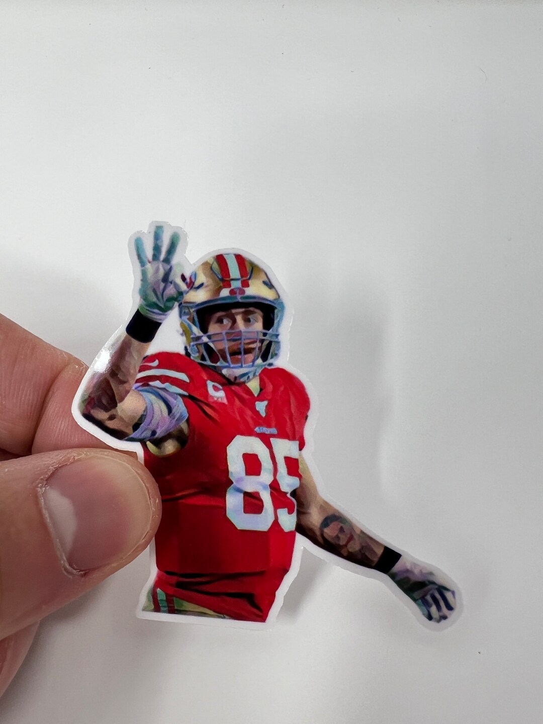 George Kittle Vinyl Sticker / San Francisco Decal / Niners Fan Gift ...