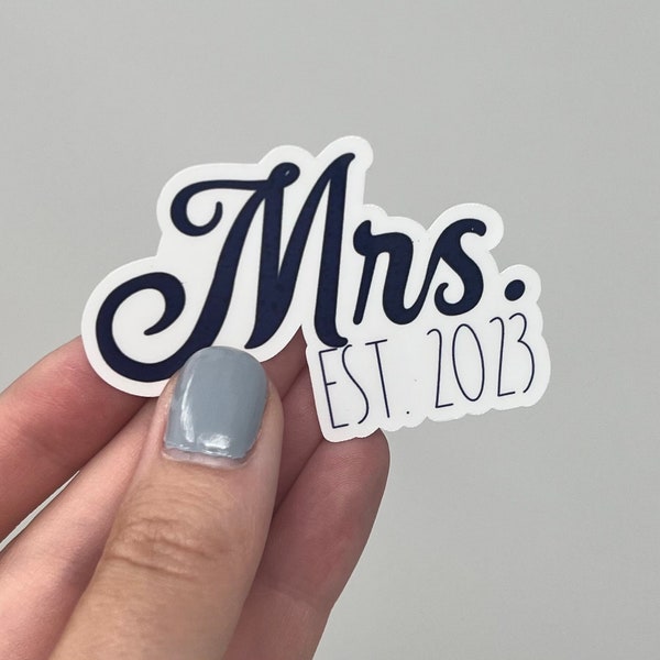 Marriage Sticker - Etsy