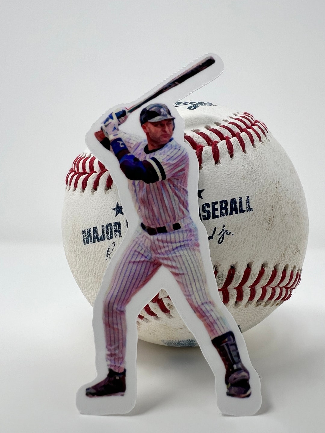Derek Jeter at Bat Vinyl Sticker, Mr. November New York Decal, Great ...