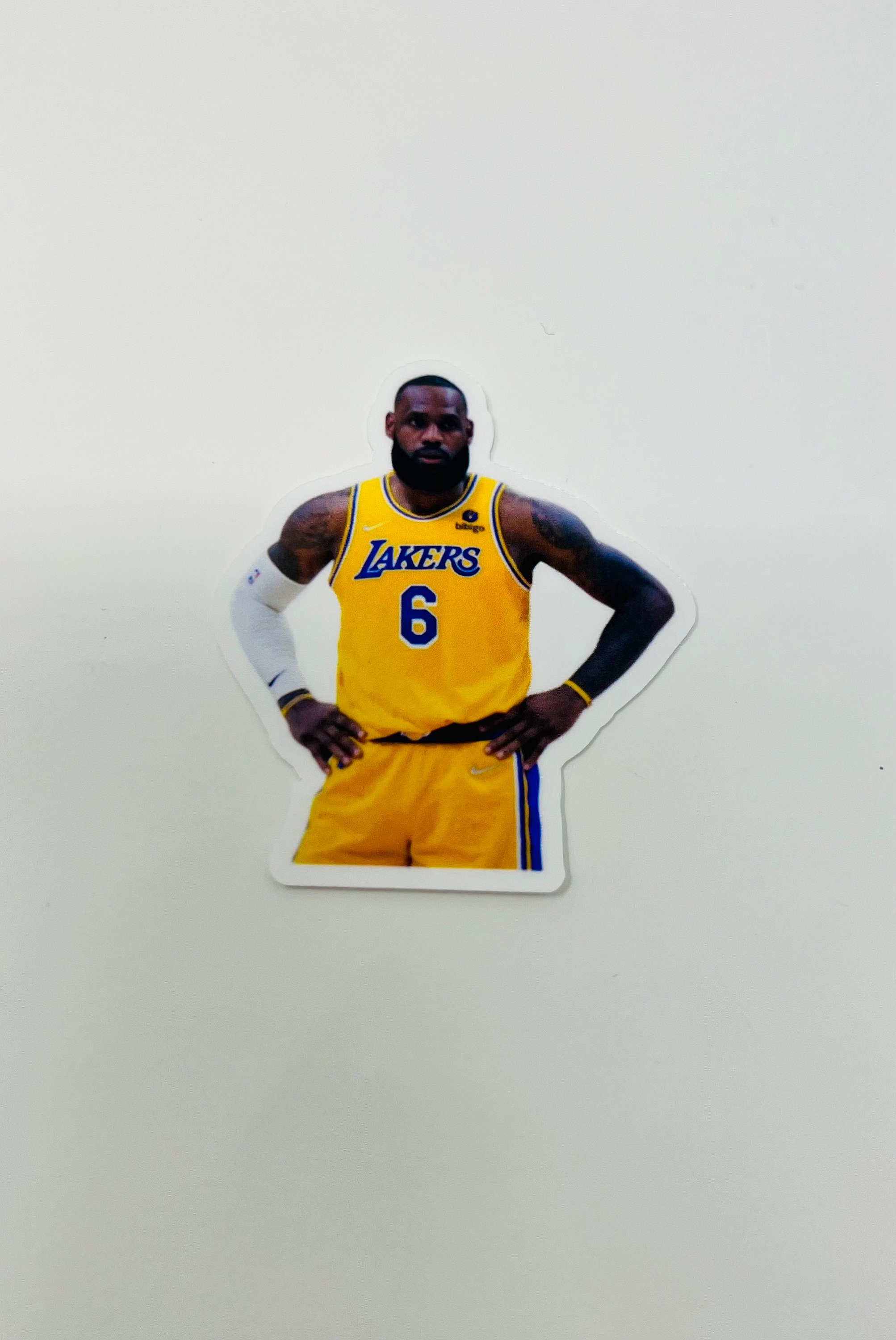 Lebron James Los Angeles Sticker Lebron James Lakers Sticker - Etsy