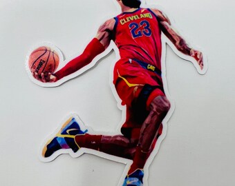 Dwyane Wade, Lebron James & Chris Bosh Glossy Sticker 3, Water ...