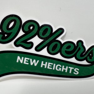 New Heights Podcast 3 Vinyl Sticker Travis & Jason Kelce, Ideal Gift ...