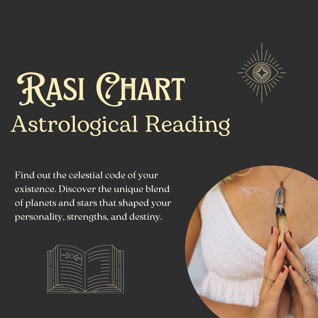 Vedic Astrology Rasi Chart Reading D1 Bith Chart Reading - Etsy