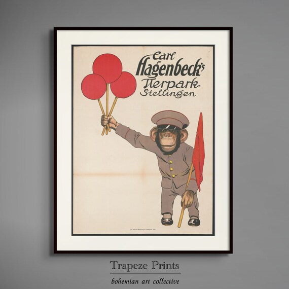 Vintage Circus Monkey