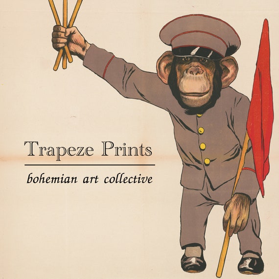 Vintage Circus Monkey