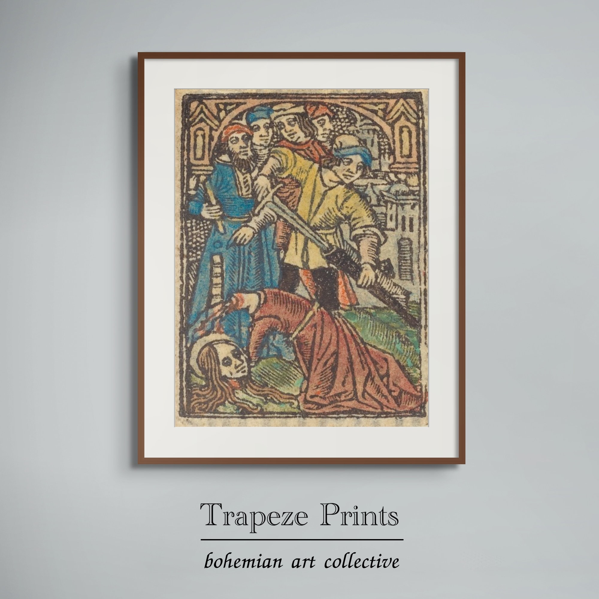 Printable Beheading 15th Century | PRINTABLE Morbid Art | Gothic ...