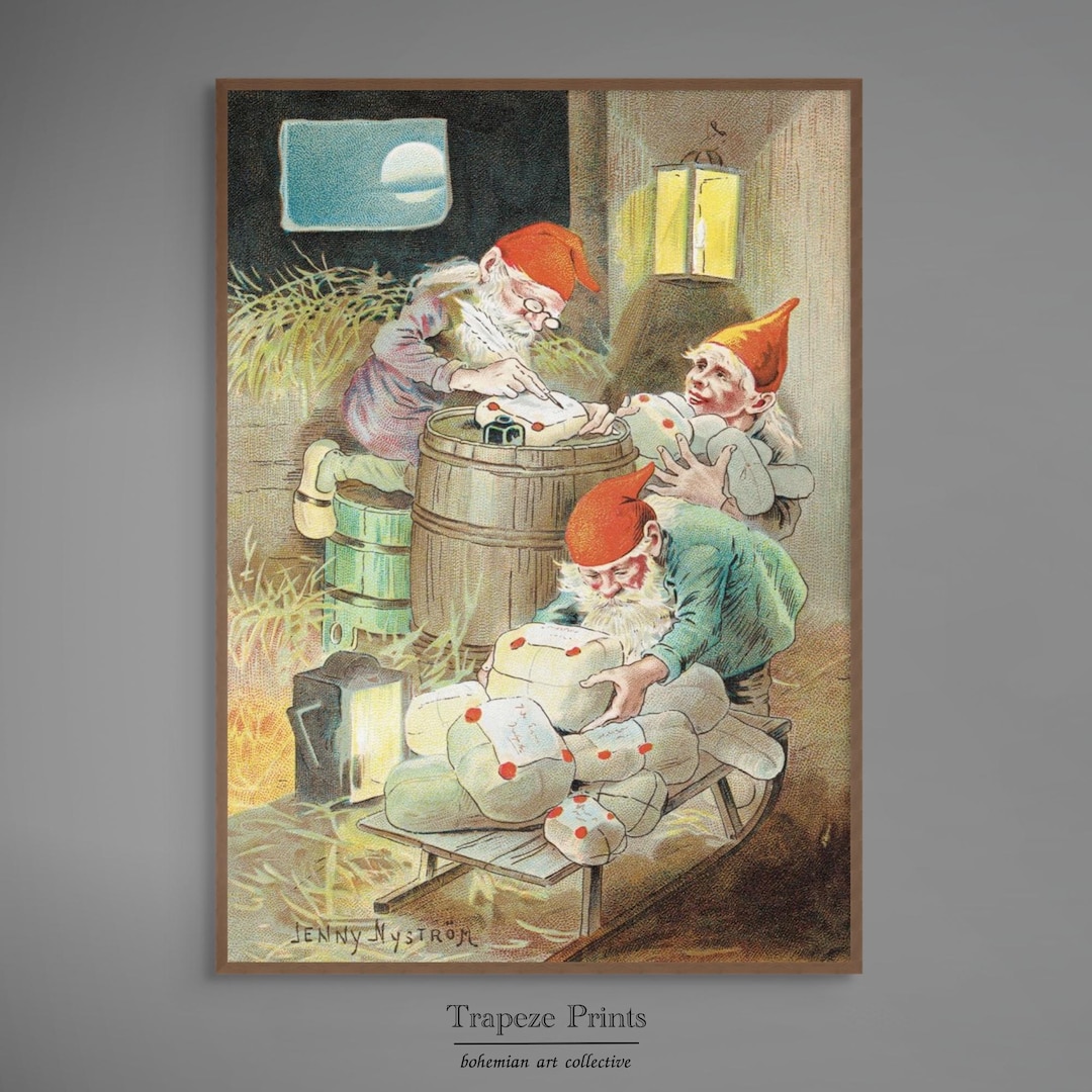 Vintage 1890s Christmas Card | Antique Winter Poster | Downloadable ...