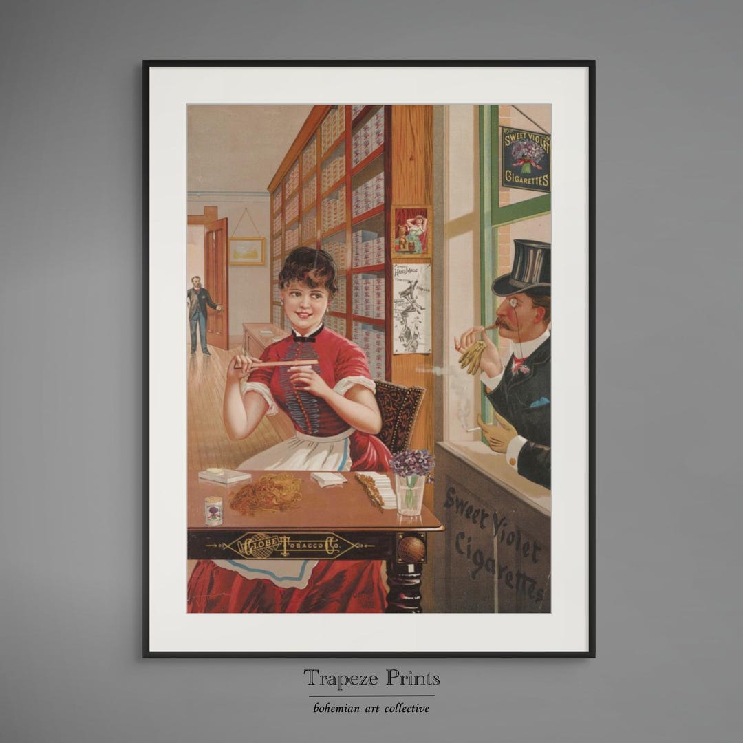 Vintage 19th-century Horse Shoe Marketing Print | Antique Victorian ...