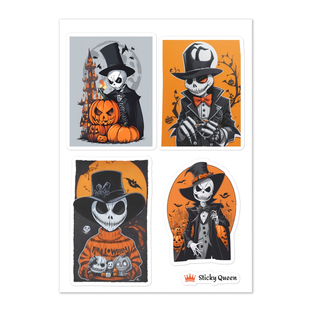 Skull Fan Art Sticker Sheet - Etsy