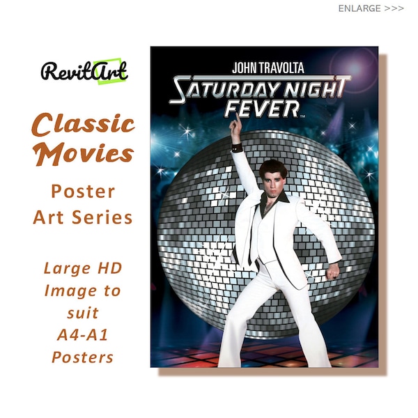 Saturday Night Fever Poster - Etsy