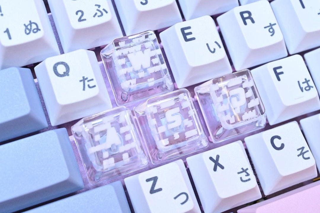 WASD Artisan Keycap, Custom Keycaps, Resin Keycap, Artisan Keycaps ...