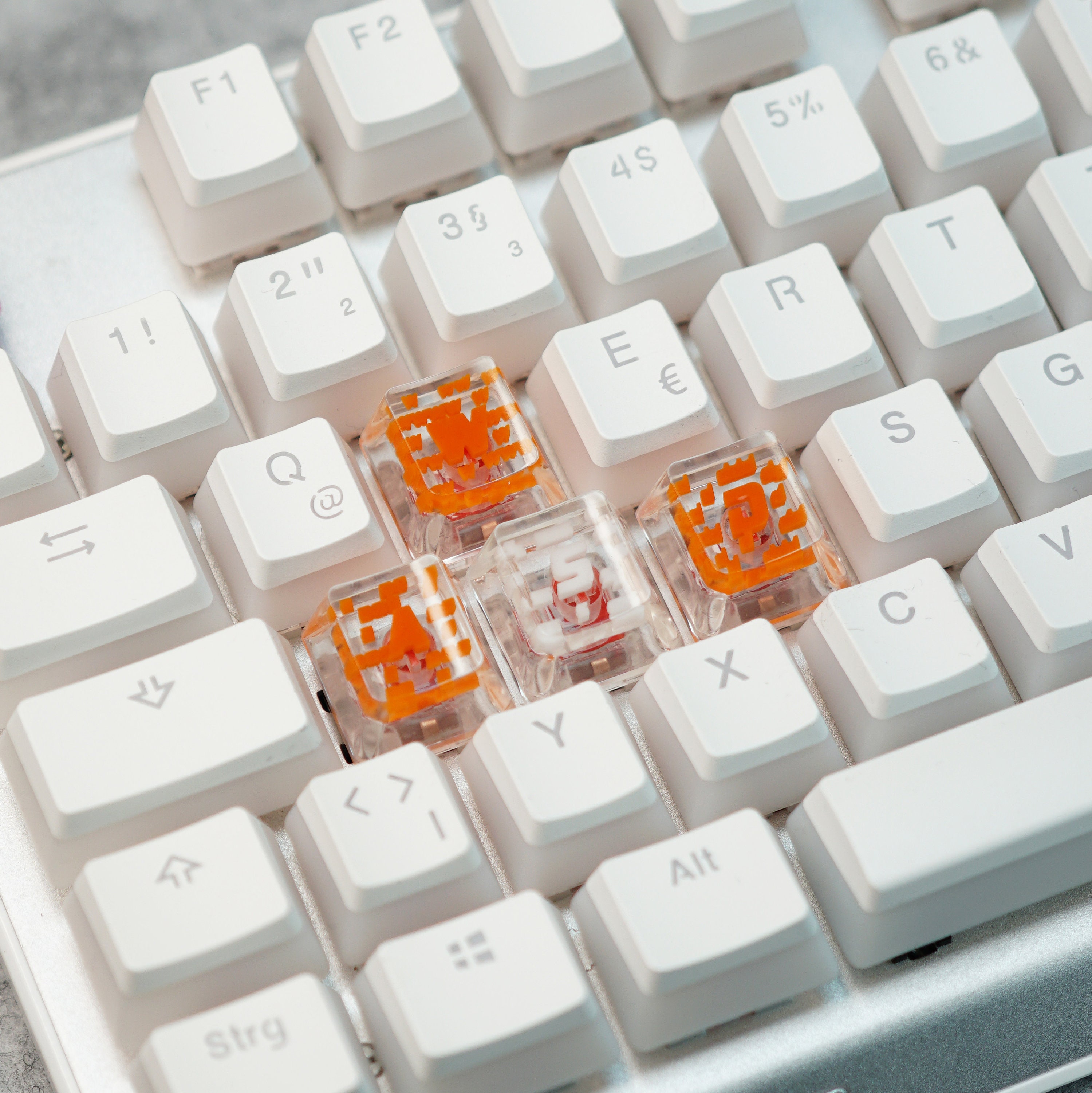 WASD Artisan Keycap, Custom Keycaps, Resin Keycap, Artisan Keycaps ...