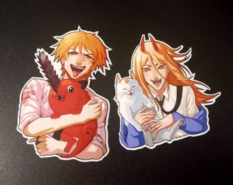 Denji Stickers - Etsy
