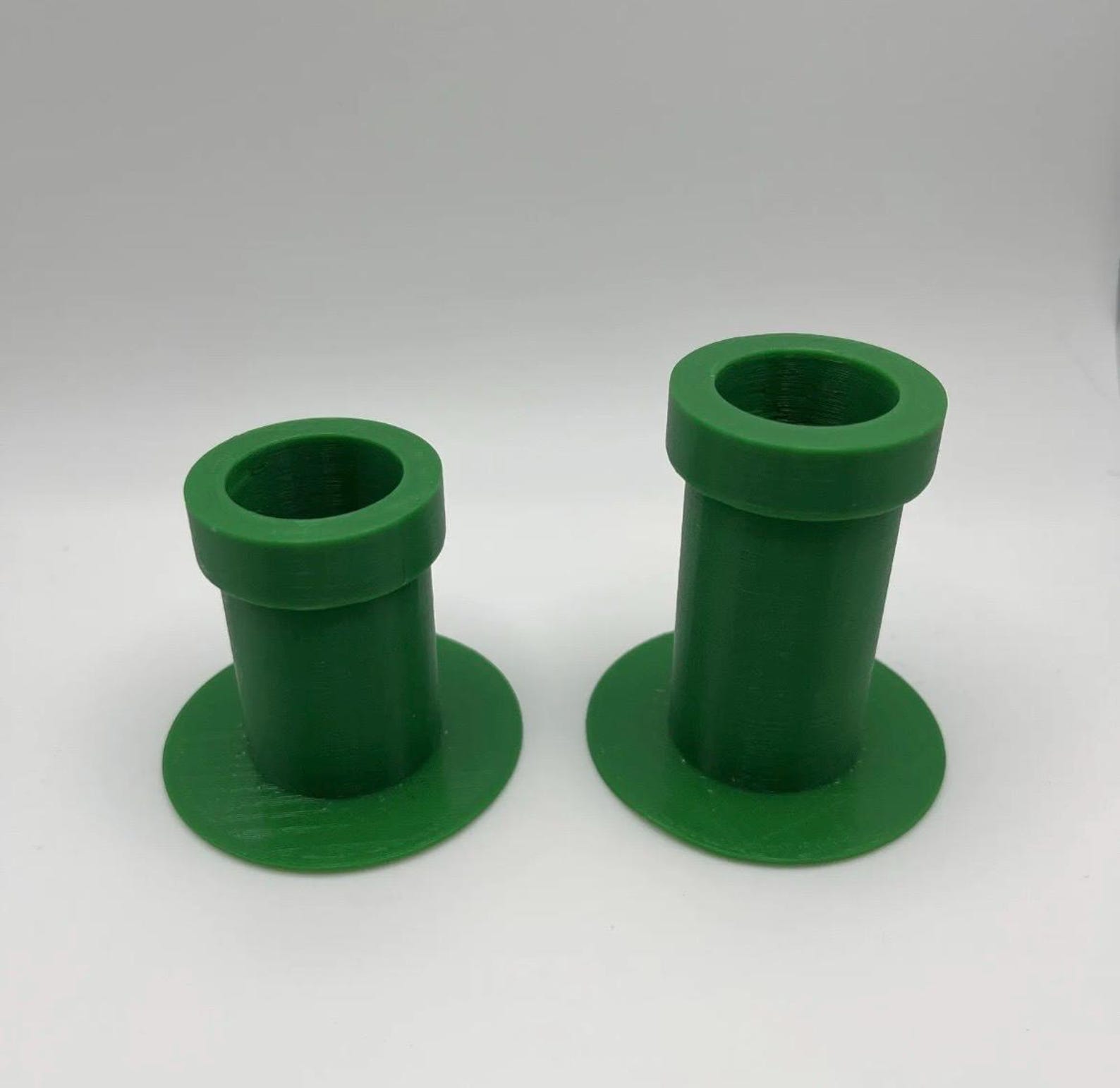 2 Super Mario Warp Tubes Aquarium Shrimp Fish Tank Shelter Hiding Cave ...