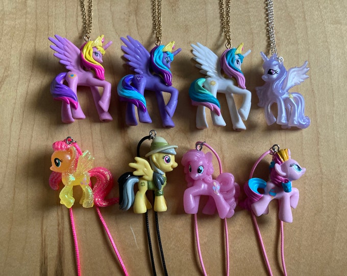 MLP Necklace Handmade My Little Pony New Nickel-free Pinkie Pie ...