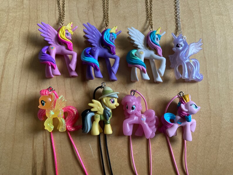 MLP Necklace Handmade My Little Pony New Nickel-free Pinkie - Etsy