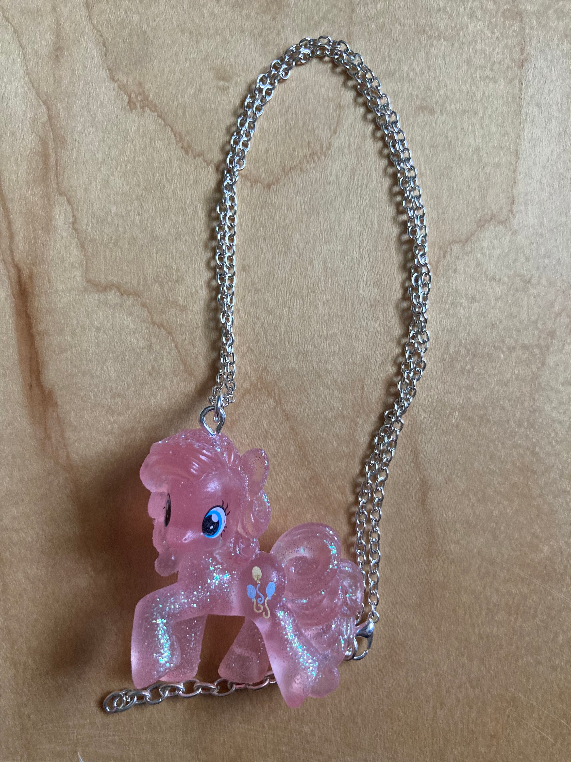 MLP Necklace My Little Pony New Nickel-free Fluttershy Pinkie Pie ...