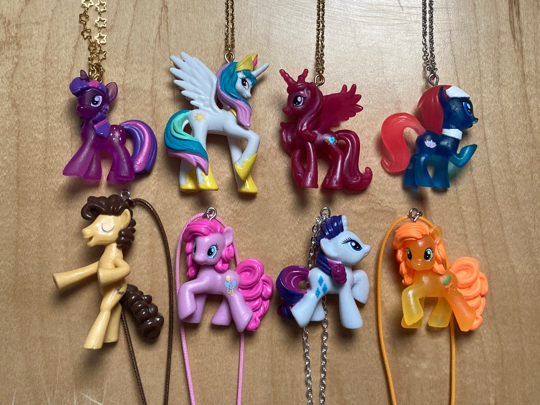 MLP Necklace My Little Pony Twilight Sparkle Rarity Pinkie Pie Princess ...