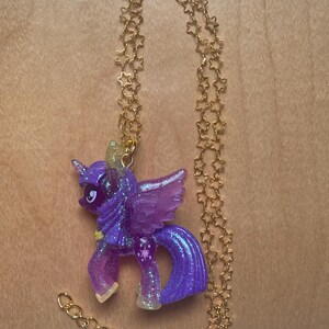 MLP Necklace My Little Pony Horse Pegasus Unicorn Alicorn Royalty ...