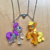 MLP Necklace My Little Pony Fluttershy Rarity Applejack Pinkie Pie ...