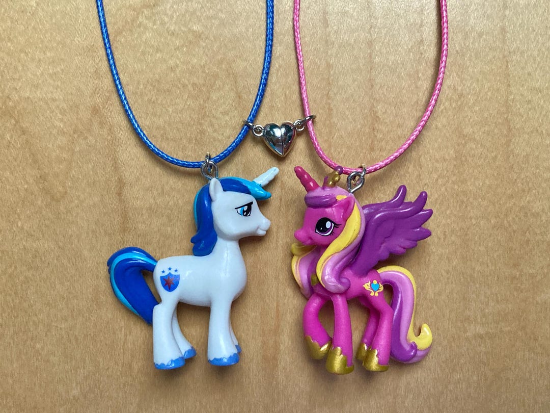 MLP Matching Necklaces Princess Cadance Shining Armor My Little Pony ...