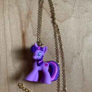 MLP Necklace My Little Pony Cute Horse Cartoon Pinkie Pie Rainbow Dash ...