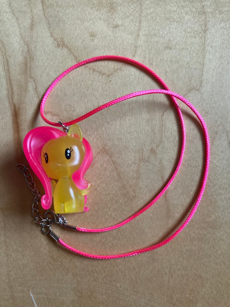 MLP Necklace My Little Pony New Nickel-free Fluttershy Pinkie Pie ...