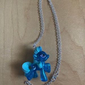 MLP Necklace My Little Pony Horse Unicorn Pegasus Alicorn Glitter ...