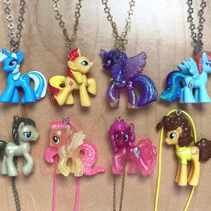 MLP Necklace My Little Pony Princess Alicorn Horse Unicorn Stars ...