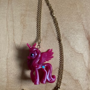 MLP Necklace My Little Pony Twilight Sparkle Fluttershy Princess Luna ...