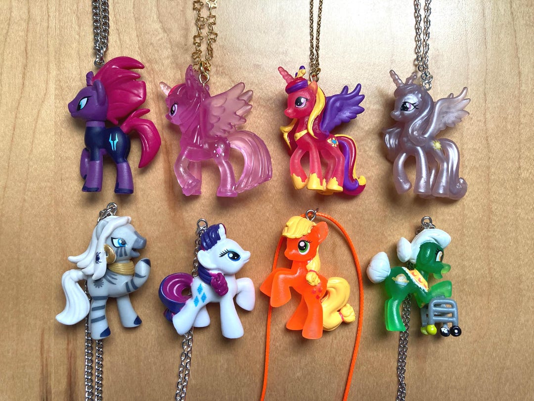 MLP Necklace My Little Pony Halloween Spiders Horse Zebra Unicorn ...