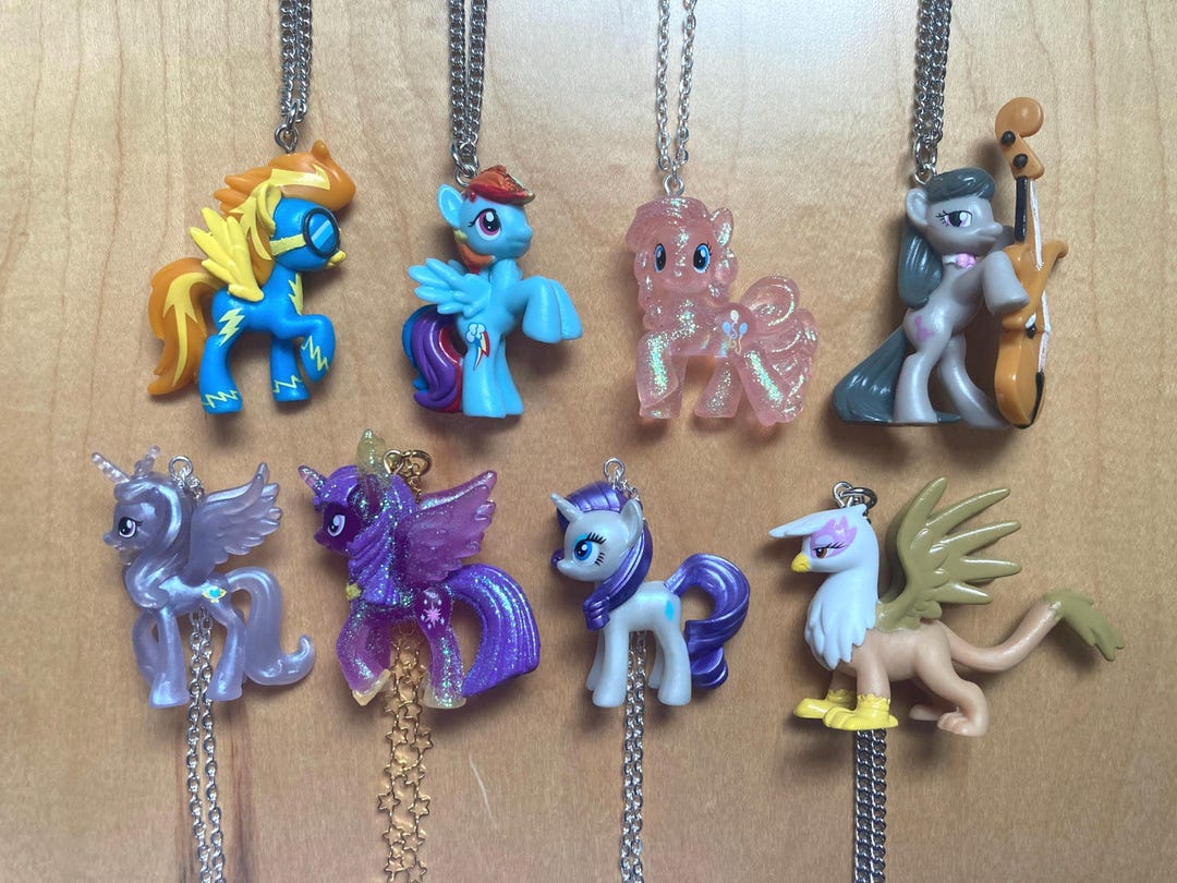 MLP Necklace My Little Pony Horse Pegasus Unicorn Alicorn Royalty ...