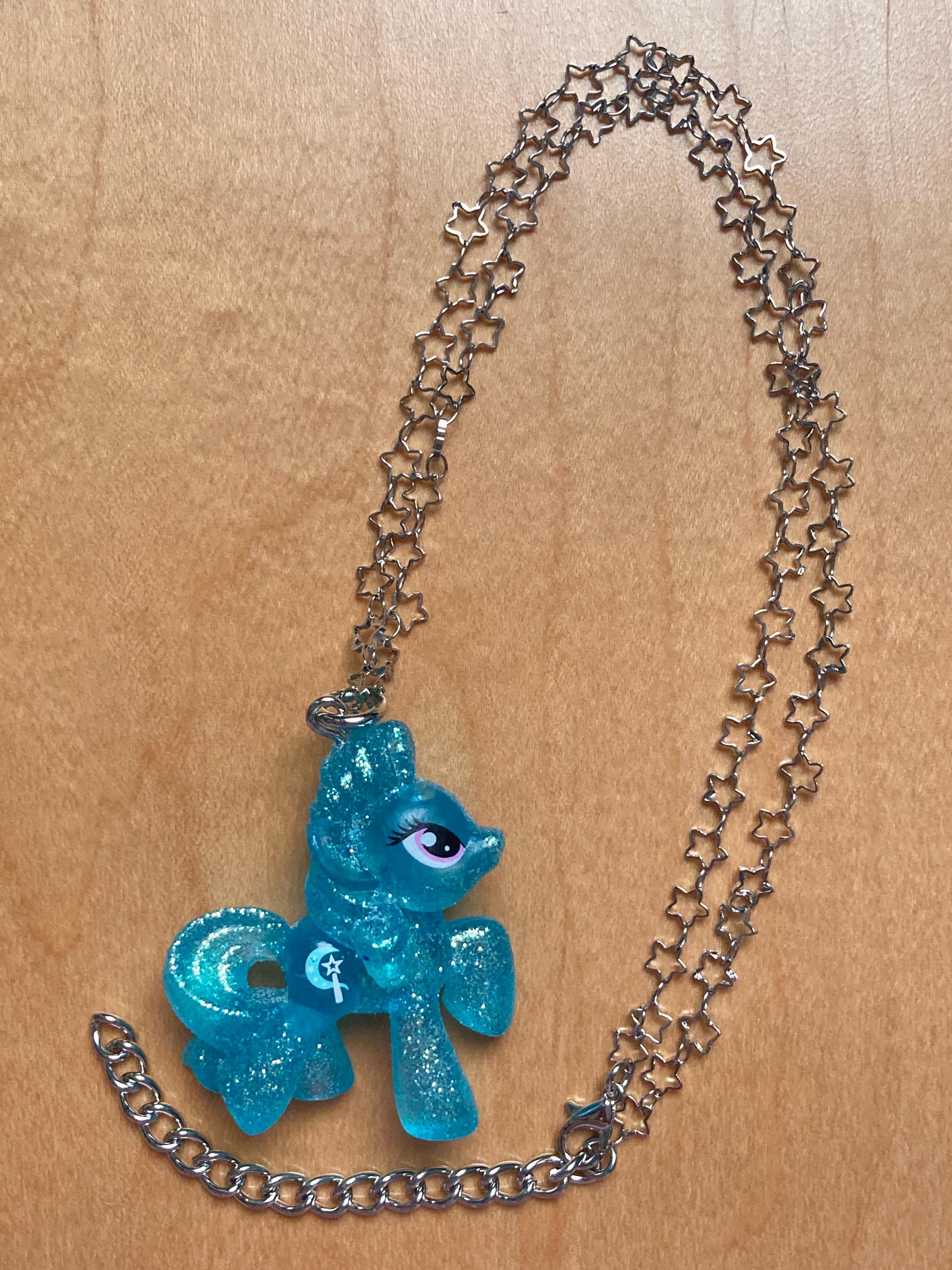 MLP Necklace My Little Pony Twilight Sparkle Trixie Lulamoon Applejack ...