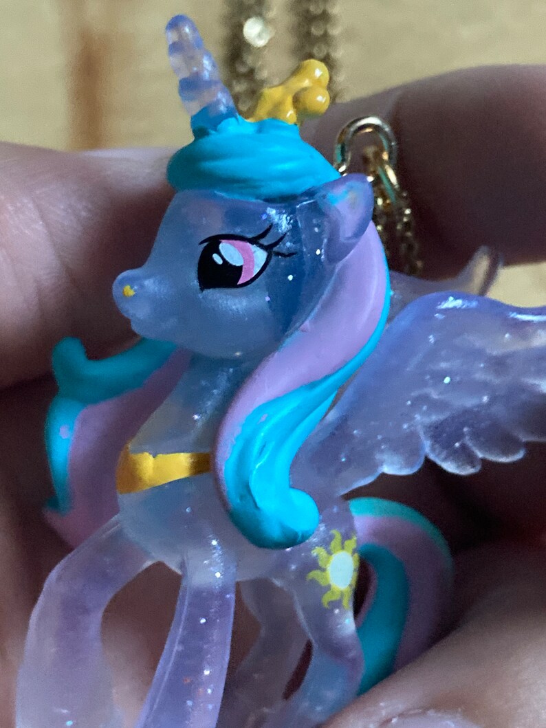 MLP Necklace My Little Pony Princess Luna Celestia Cadance - Etsy