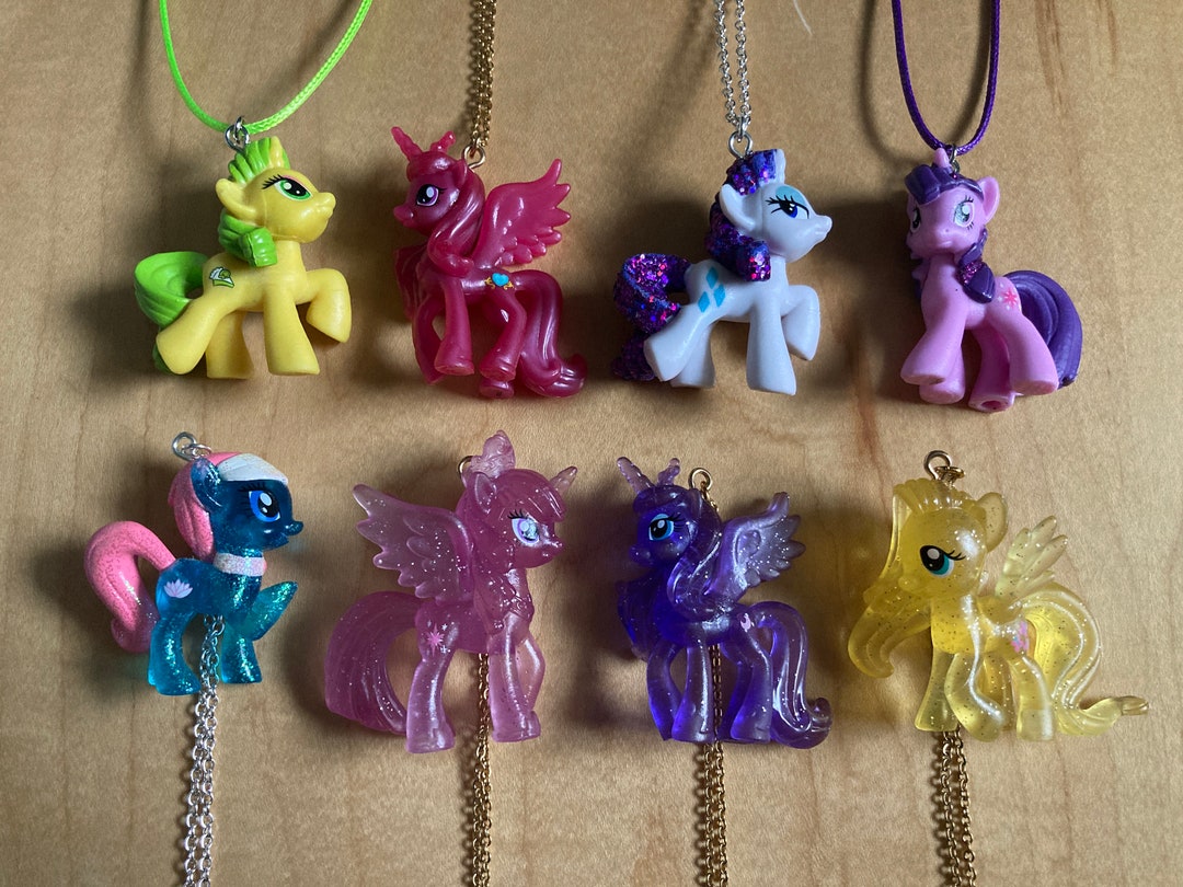 MLP Necklace My Little Pony Twilight Sparkle Fluttershy Princess Luna ...