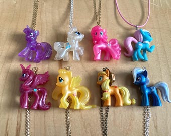 MLP Necklace Twilight Sparkle Stars Applejack Rarity Princess Cadance ...