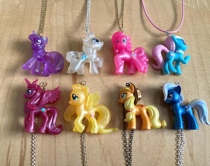 MLP Necklace My Little Pony Cute Princess Luna Cadance Twilight Sparkle ...